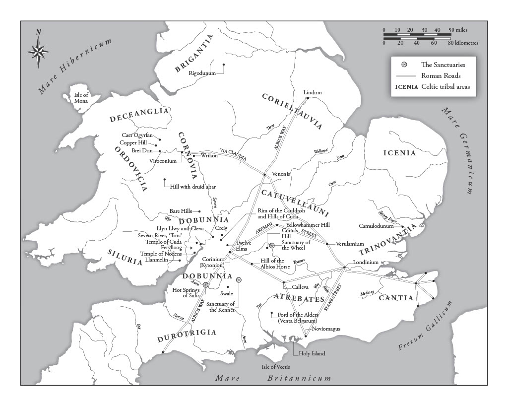 Map of Britain AD 43 – 52 – Linda Proud